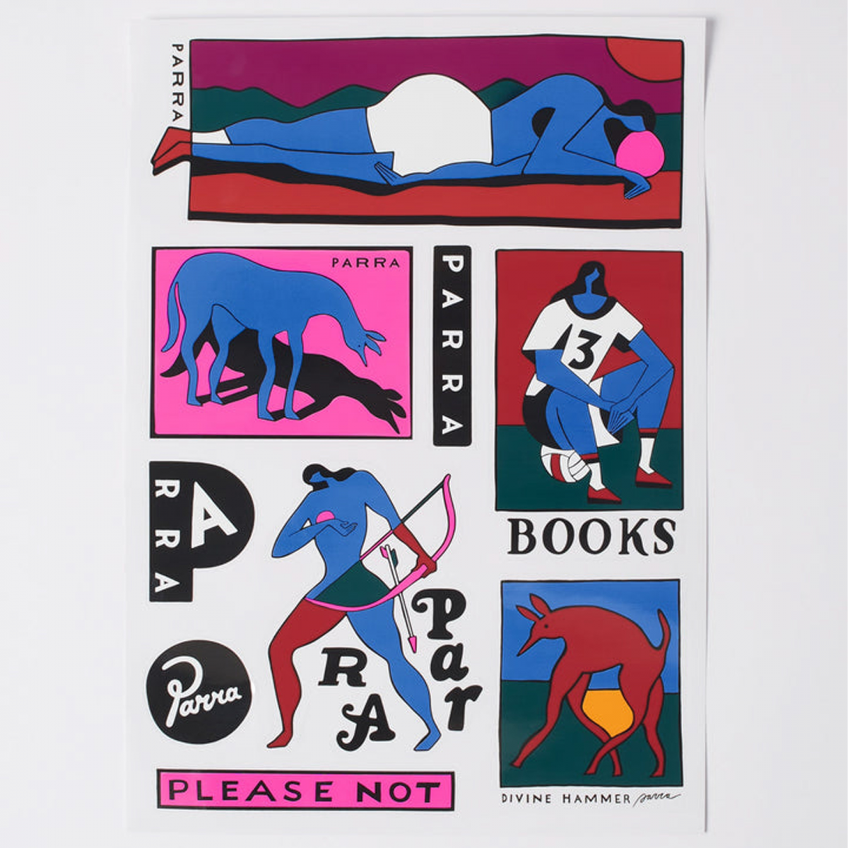 By Parra Various Vinyl Sticker Sheet - 55277 - B.A.E. Store | BEFORE ...